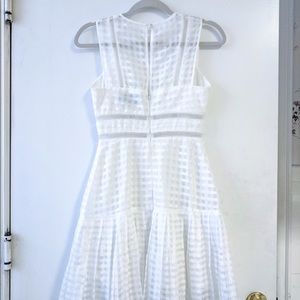 Self-Portrait | Dresses | Selfportrait Elegant White Sheer Mesh Lace ...
